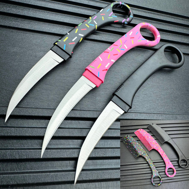 Karambit Dapper Defender Self Defense Brush Comb Knife | MEGAKNIFE ...